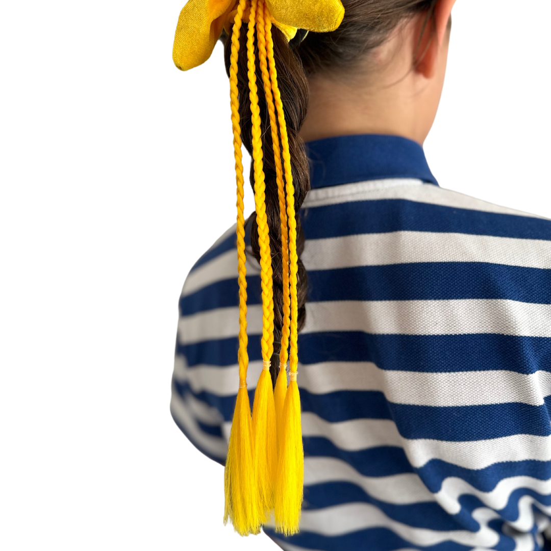 Mini Mermaid Ponytail - Yellow 12" – Poppet Locks