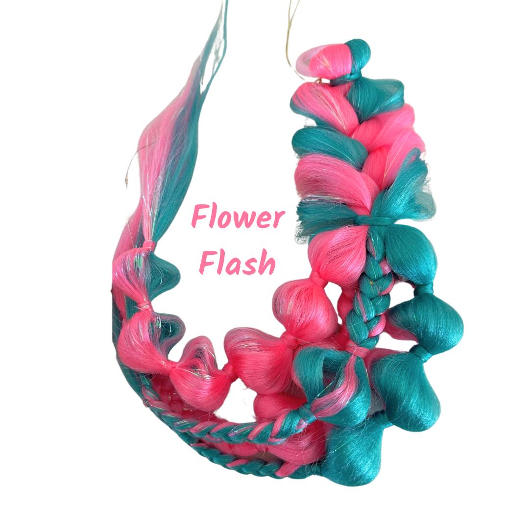 Long LED Bubble Pony - Flower Flash - 20” – Poppet Locks