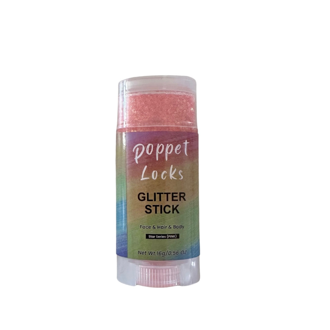 Pink Glitter Stick - Face & Body balm – Poppet Locks