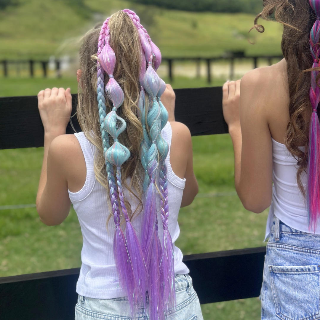 Long Bubble pony Set - Goody Gumdrop - 24” – Poppet Locks