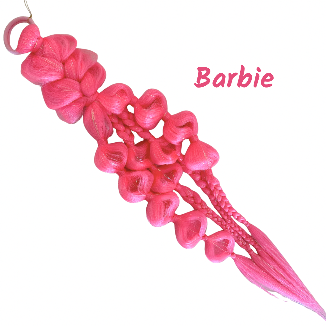 Long LED Bubble Pony - Barbie - 20” – Poppet Locks