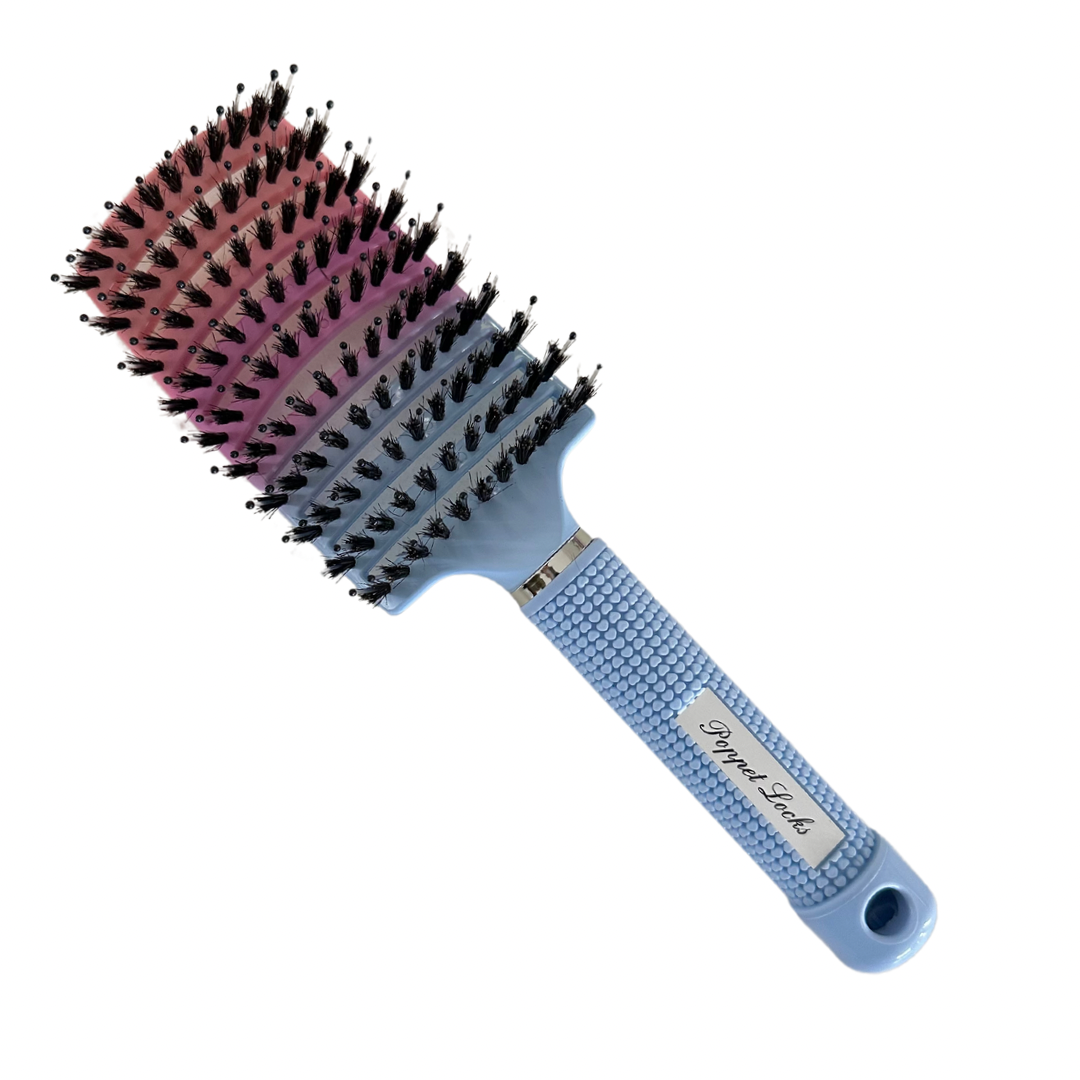 Magic hair brush - Light Blue ombré – Poppet Locks