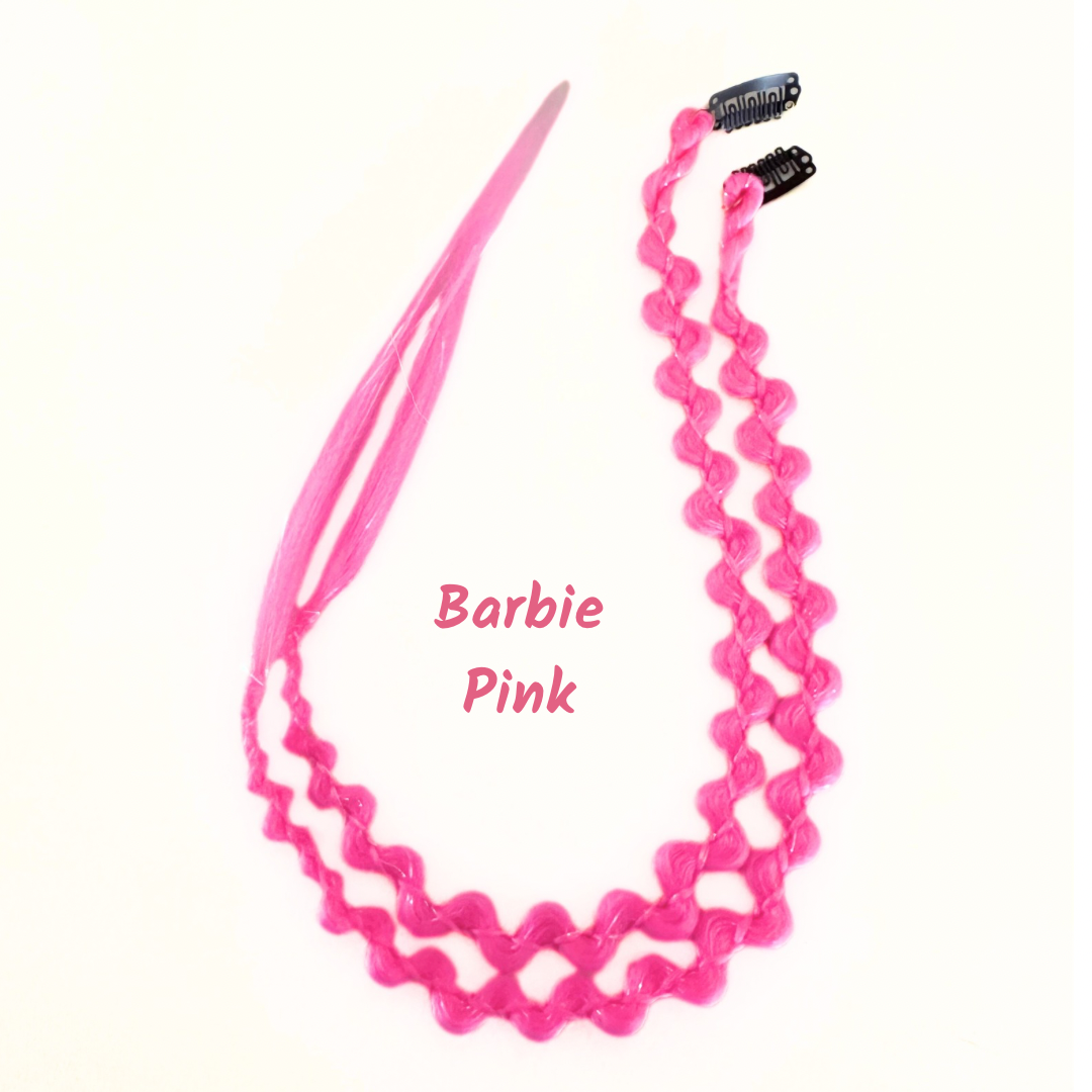 Long Fringe Clip Set - Barbie Pink - 22" – Poppet Locks