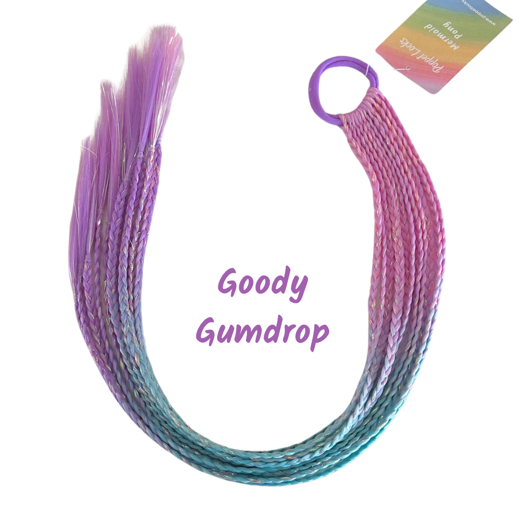 Long Mermaid Ponytail - Goody Gumdrop - 24" – Poppet Locks
