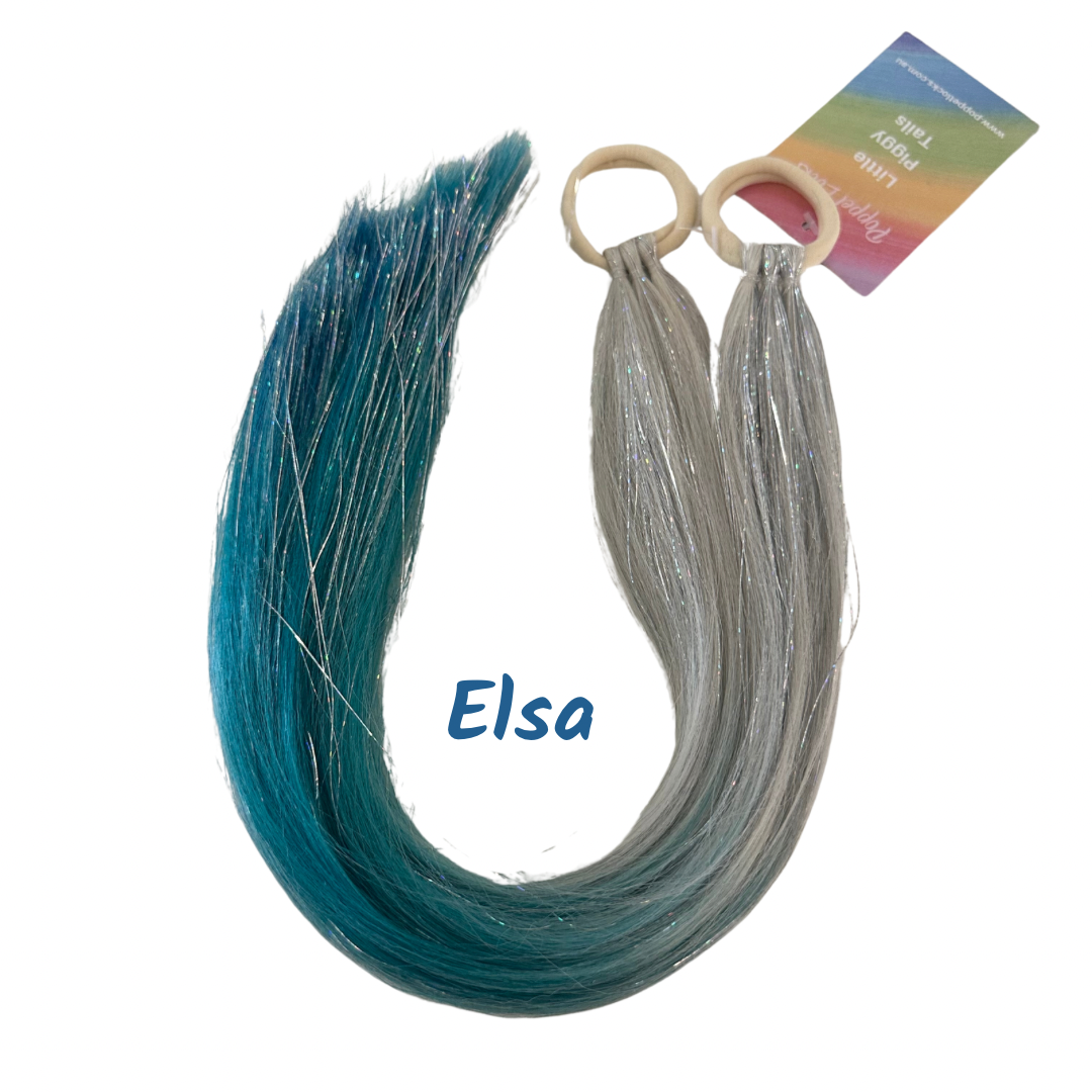 Little Unicorn Piggy Tails - Elsa - 16” – Poppet Locks