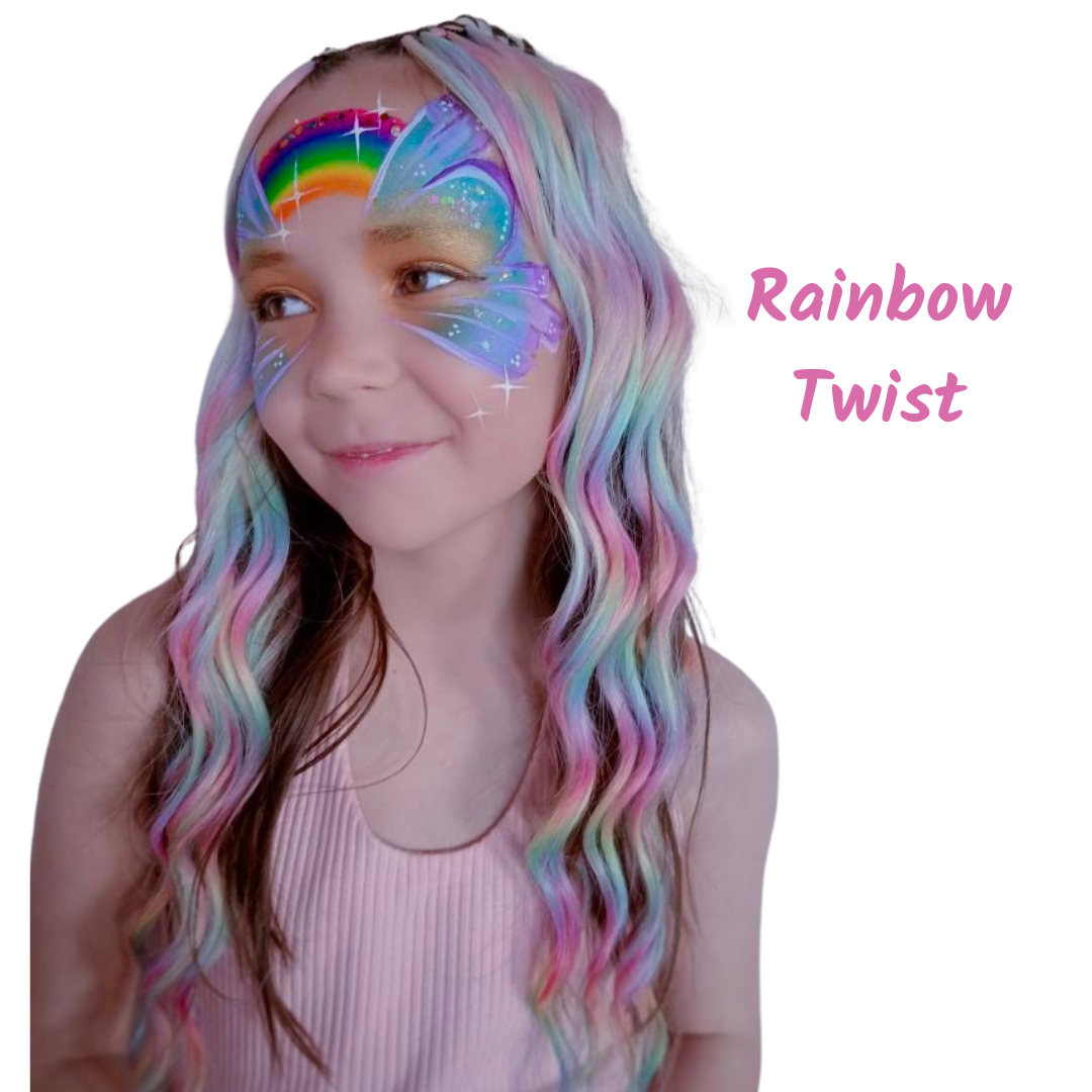 Rainbow Twist Wavy Braiding Hair - 20” - 80g – Poppet Locks
